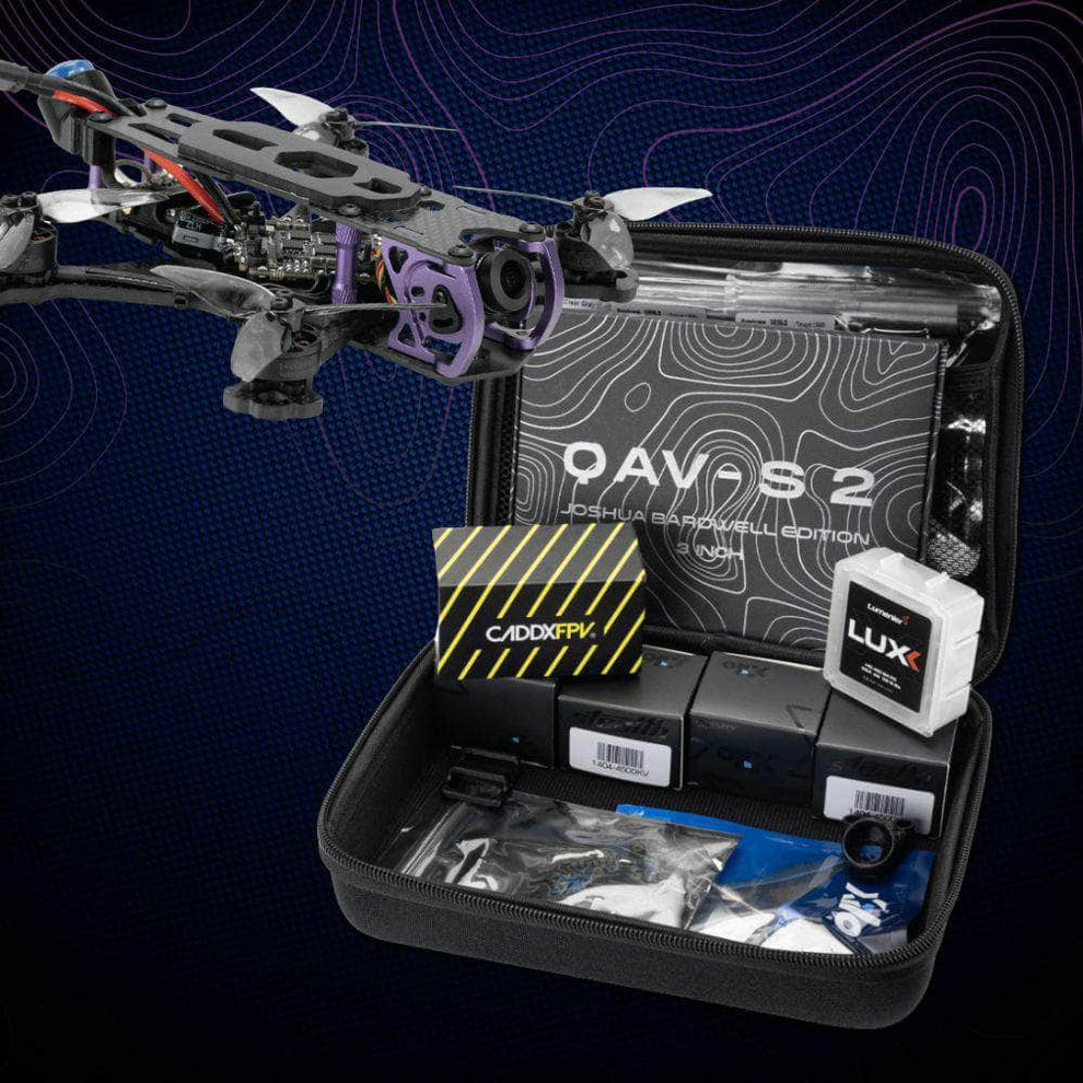 Beginner DIY FPV Drone Kit - QAV-S 2 Sub-250 Joshua Bardwell SE 3” - A ...