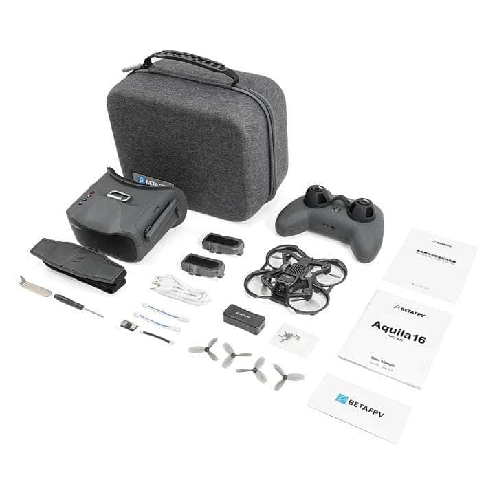 BetaFPV RTF Aquila16 FPV Analog Kit - Aquila16, Goggles, Transmitter ...