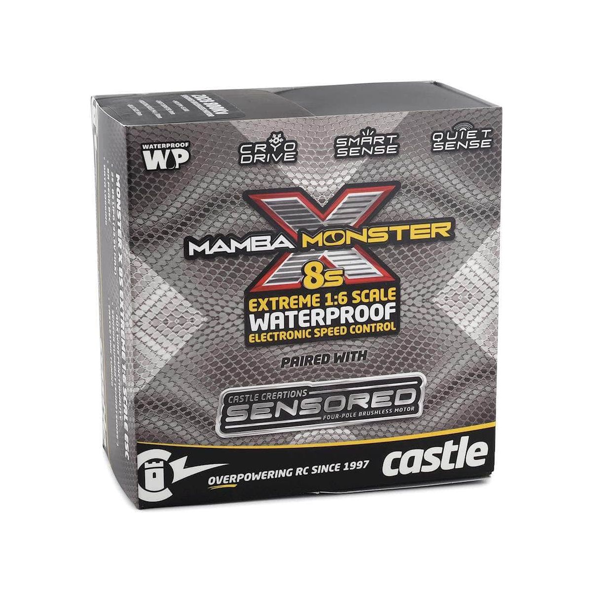 CSE010-0165-01, Castle Creations Mamba Monster X 8S 1/6 ESC/Motor Comb ...