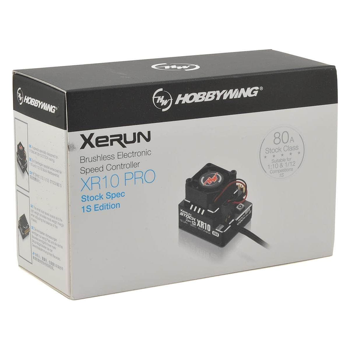 HWA30112751, Hobbywing Xerun XR10 Pro 1S Stock Spec 1/12 Sensored Brus ...