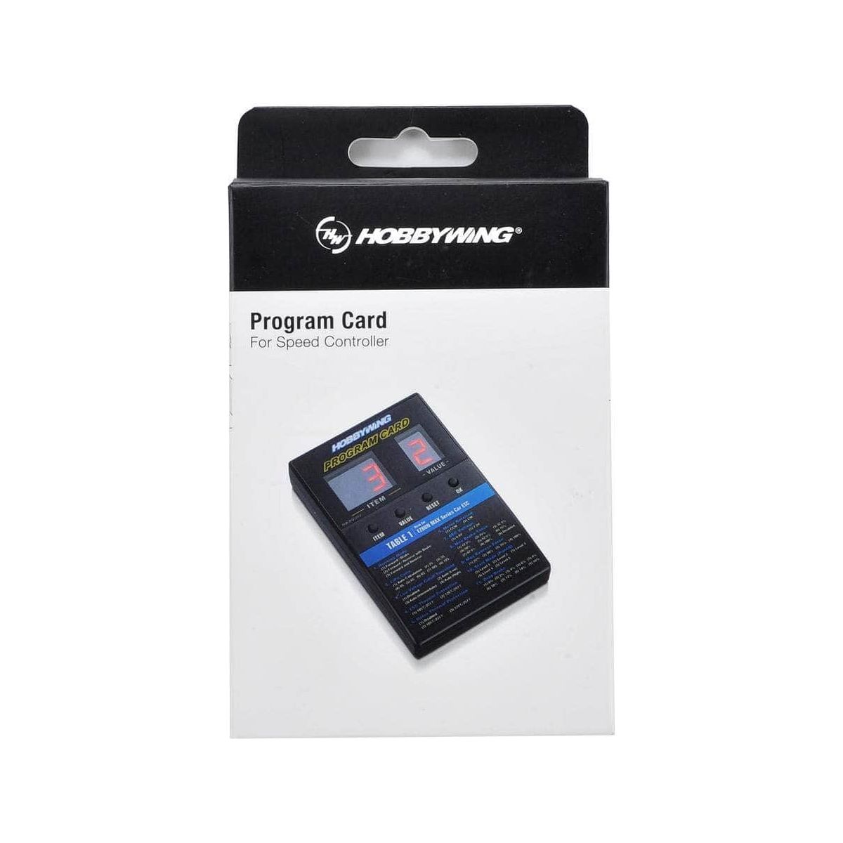 HWA30501003, Hobbywing LED Program Card — RaceDayQuads