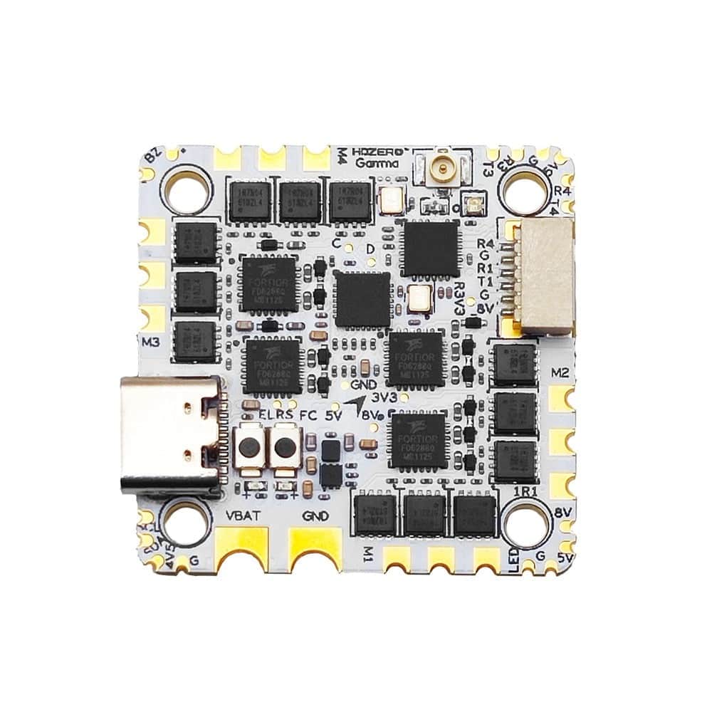 HDZero Gamma AIO – G473 FC + 45A AM32 ESC + ELRS RX – RaceDayQuads
