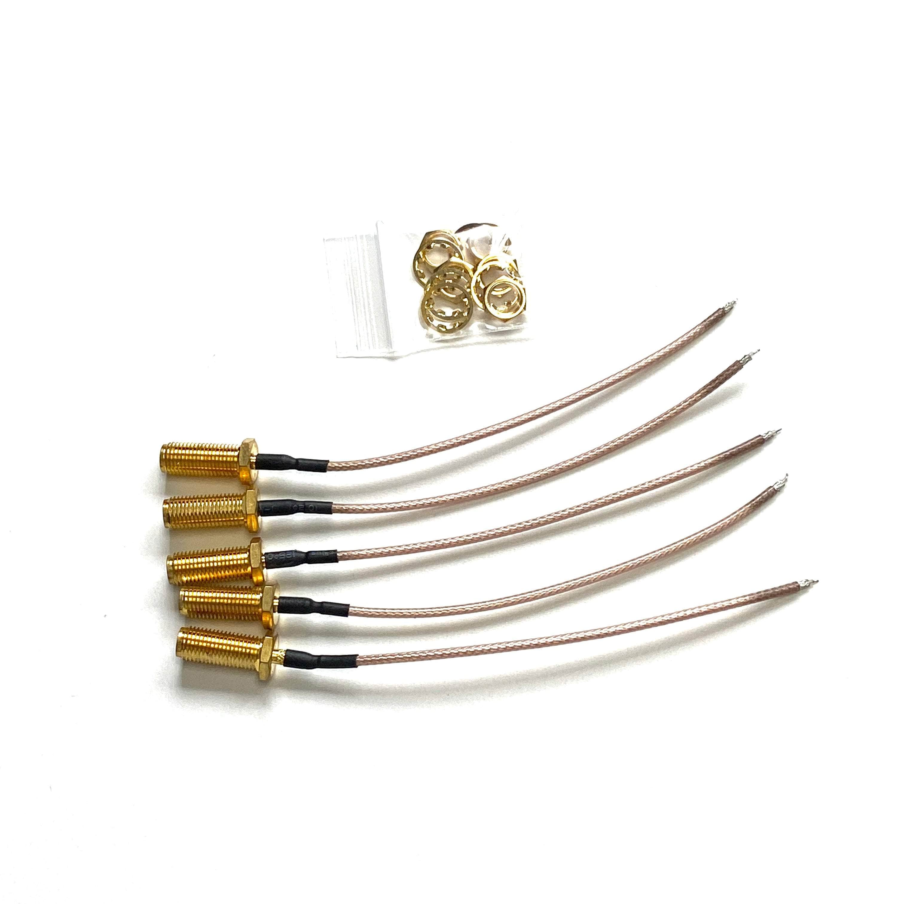 NewBeeDrone SMA antenna port straight with cable 10cm DIY package – RaceDayQuads