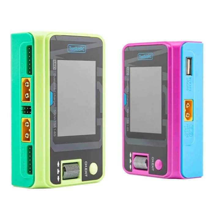 ToolkitRC M6D 500W 15A 1-6S DC Dual Smart Charger (Limited Edition ...