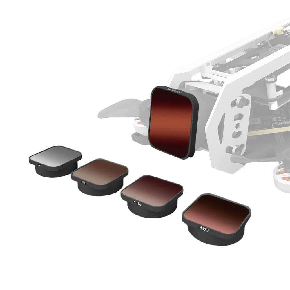 WalleFPV Naked O4 Pro ND Filter Set - UV + ND8 + ND16 + ND32 – RaceDayQuads