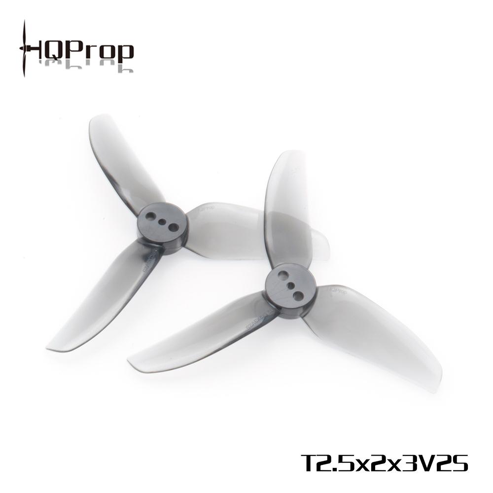 HQ Prop V2S T2.5x2x3 Durable Tri-Blade 2.5" Prop 4 Pack - Grey ...